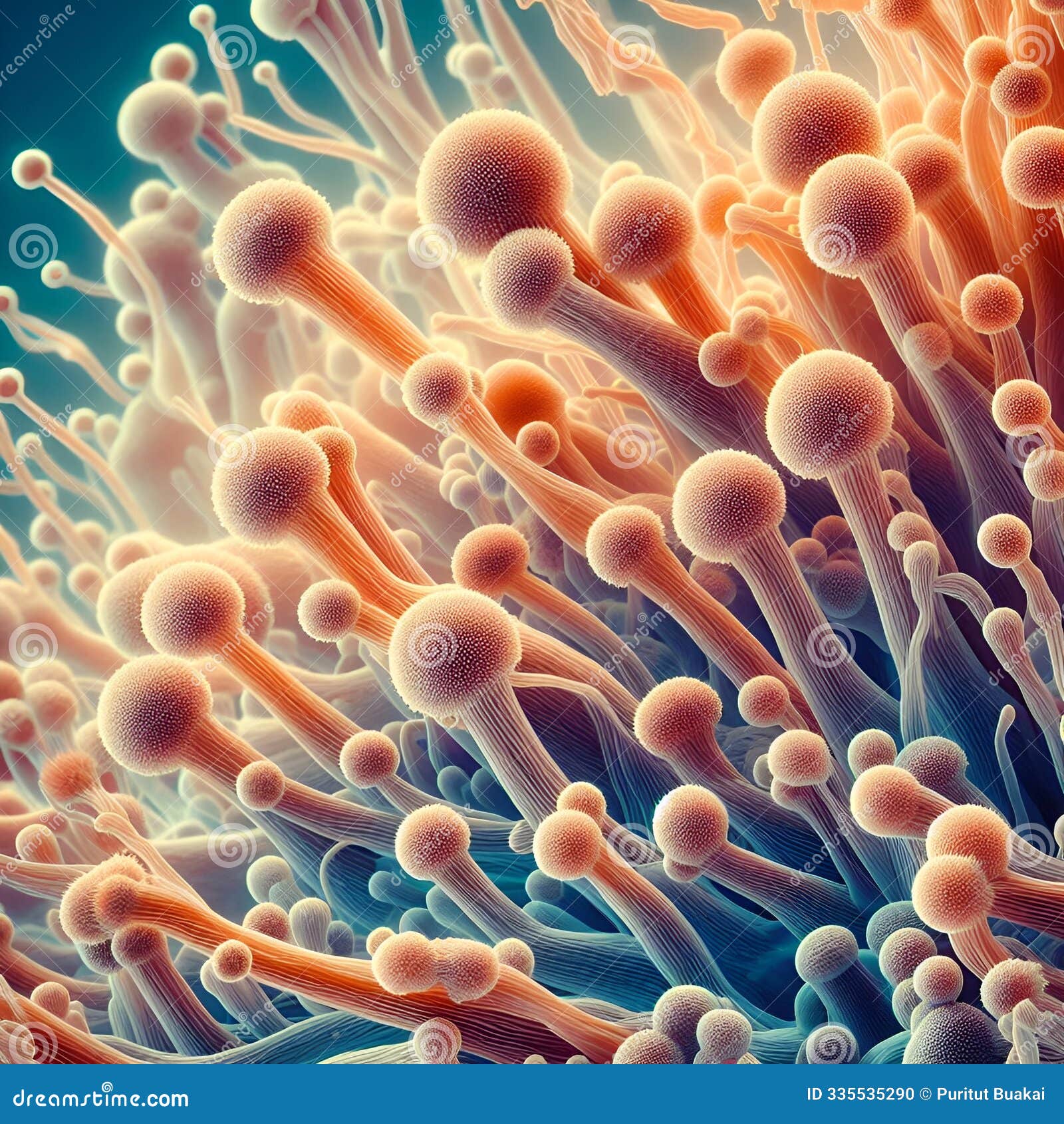 Microscopic Menace: the Hidden World of Pathogens Stock Illustration ...