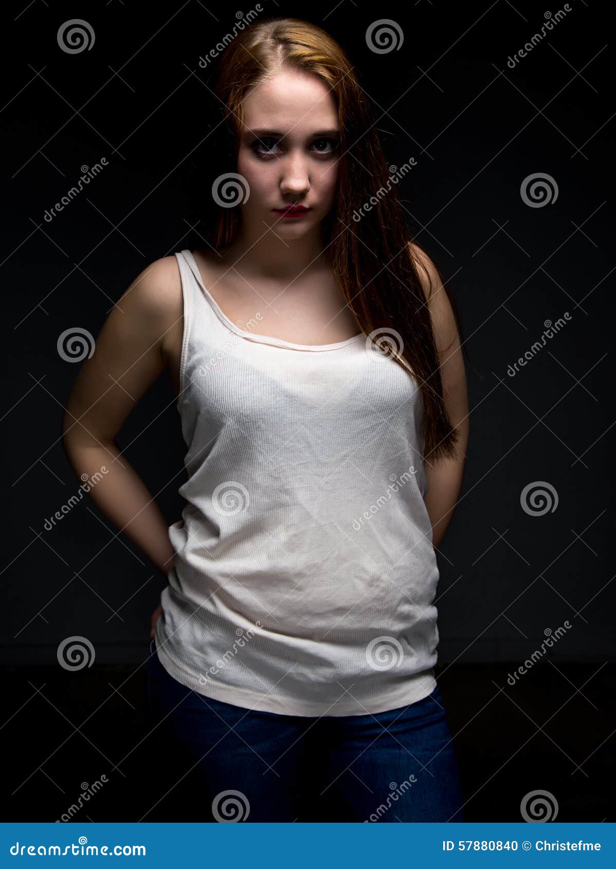 Pudgy Girl Portrait Stock Photography | CartoonDealer.com #13493474