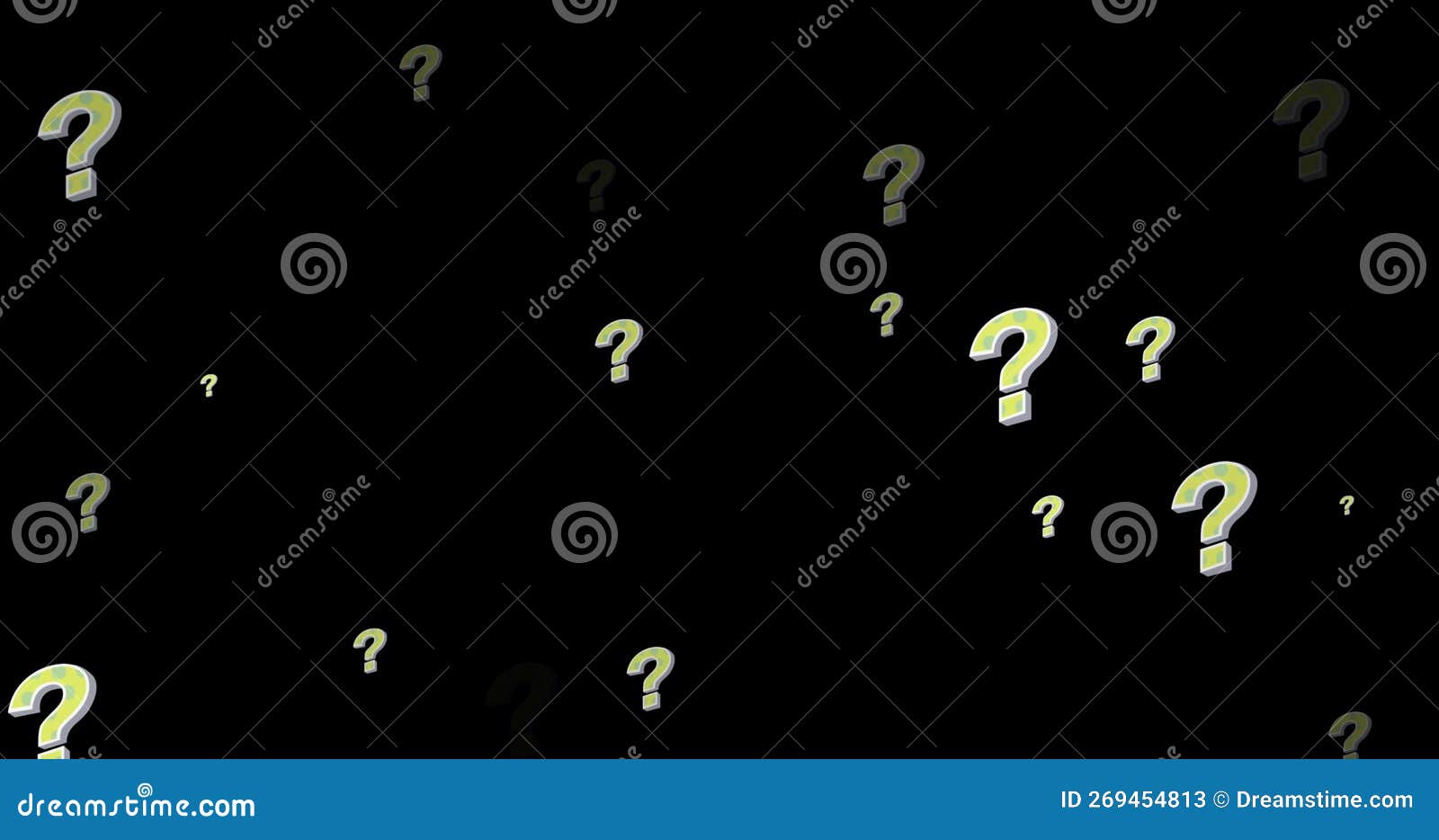 Image of Question Marks on Black Background Stock Illustration ...