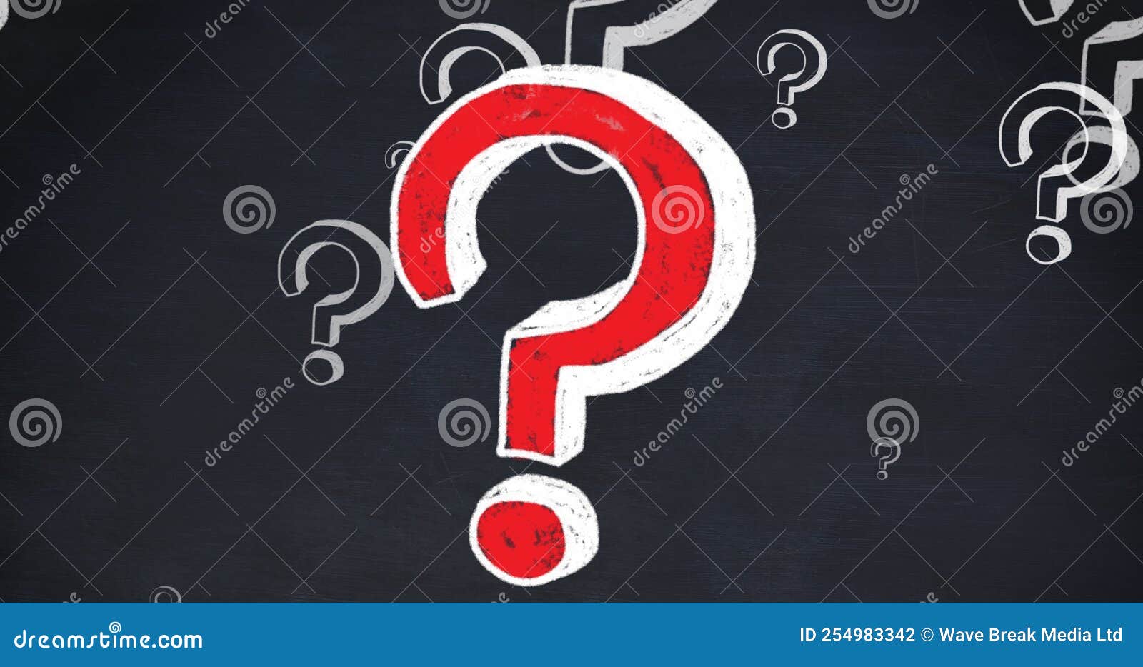 Image of Question Marks on Black Background Stock Illustration ...