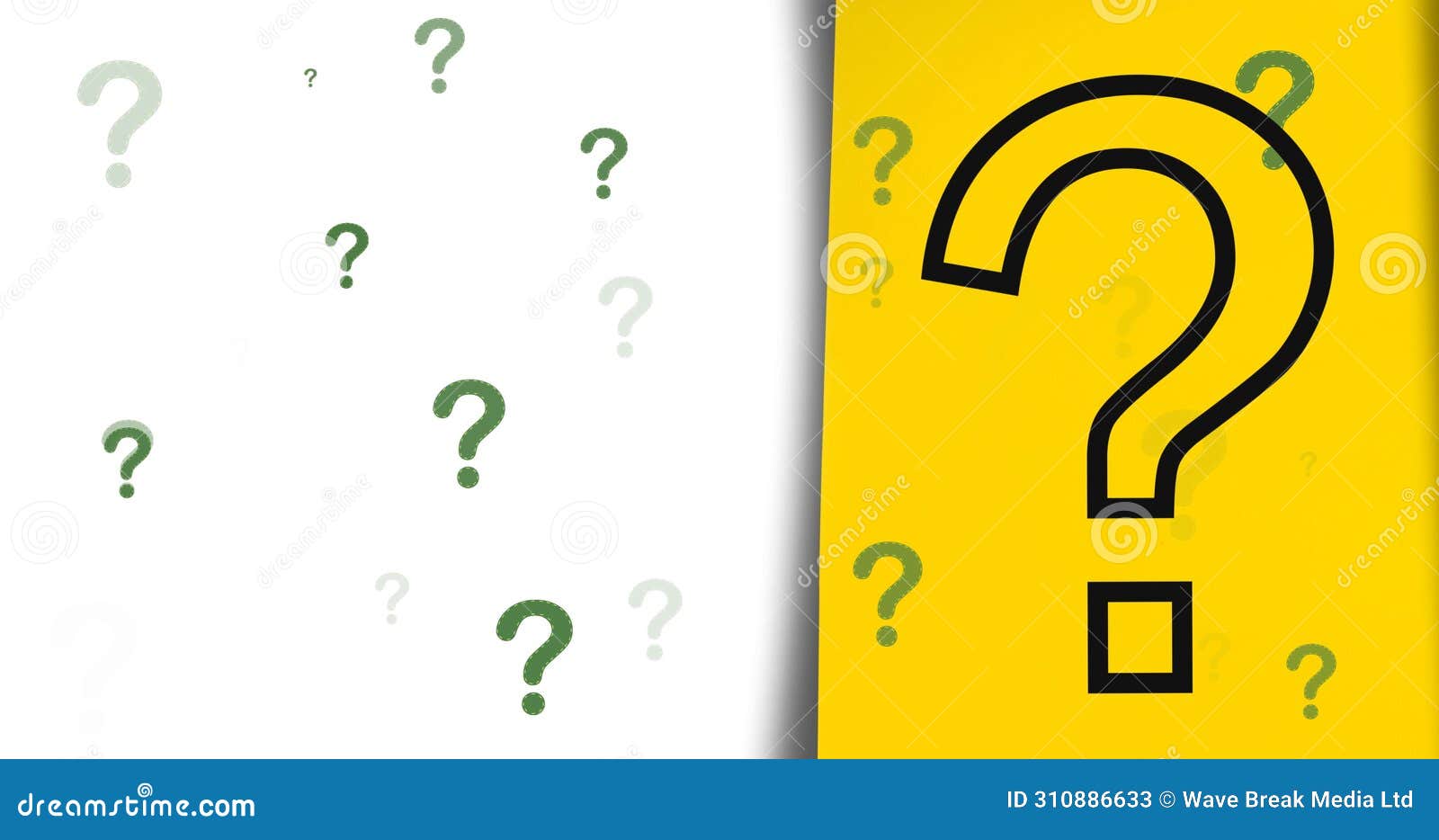 Image of Question Marks on White Background Stock Illustration ...
