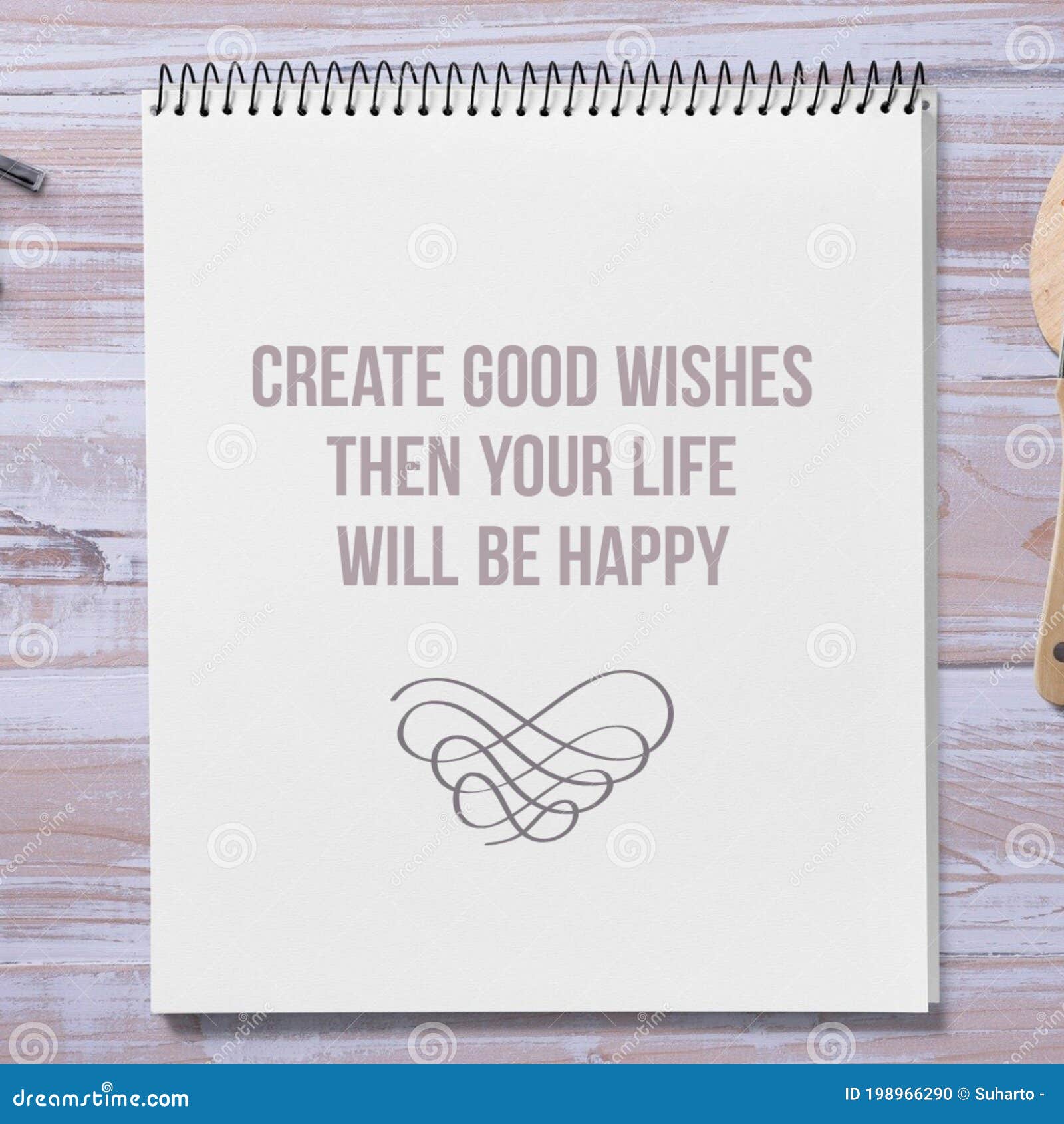 Image of Quotes about the Importance of Making Good Wishes. Stock Photo ...