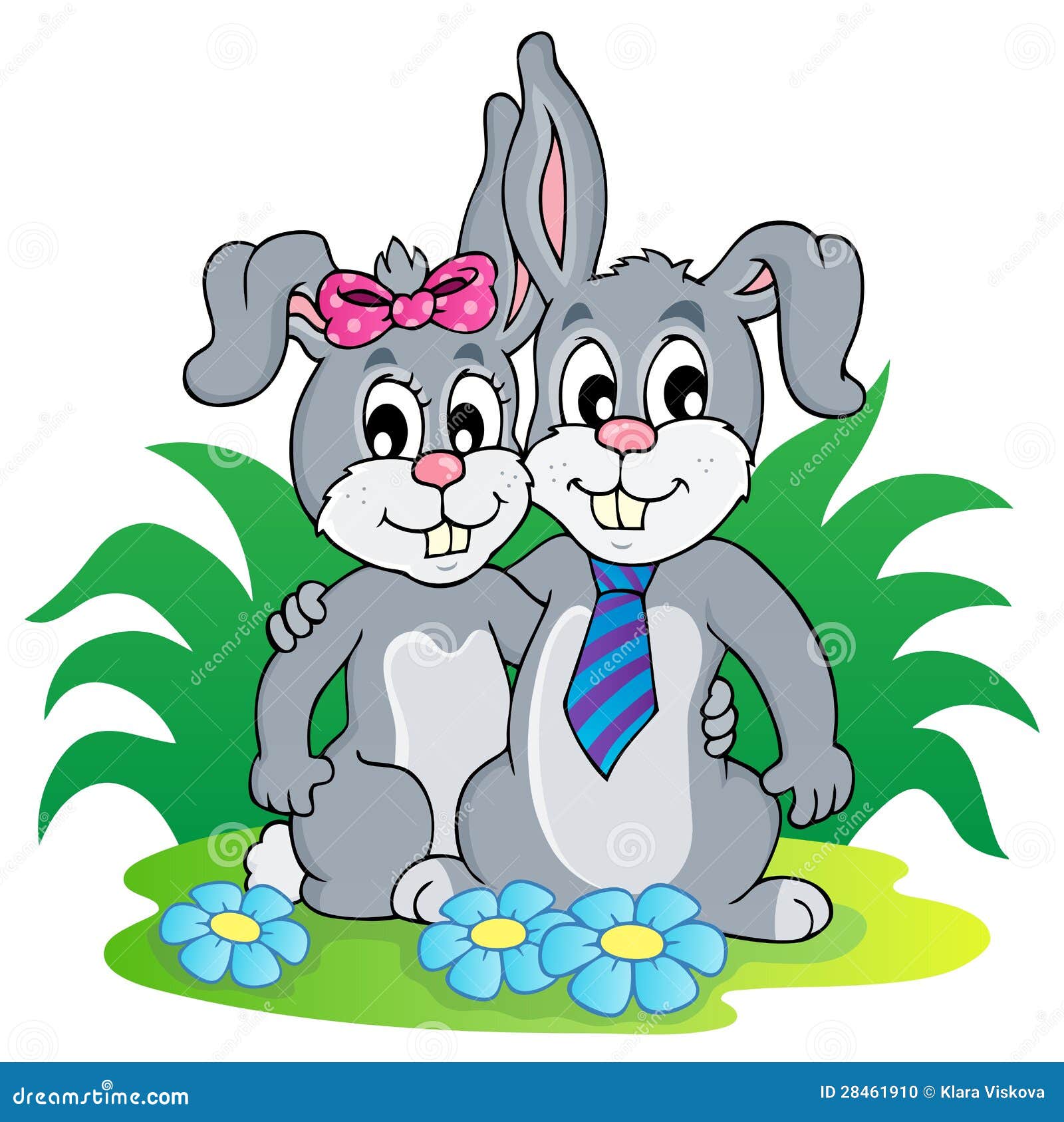 Image with rabbit theme 4 stock vector. Illustration of draw - 28461910