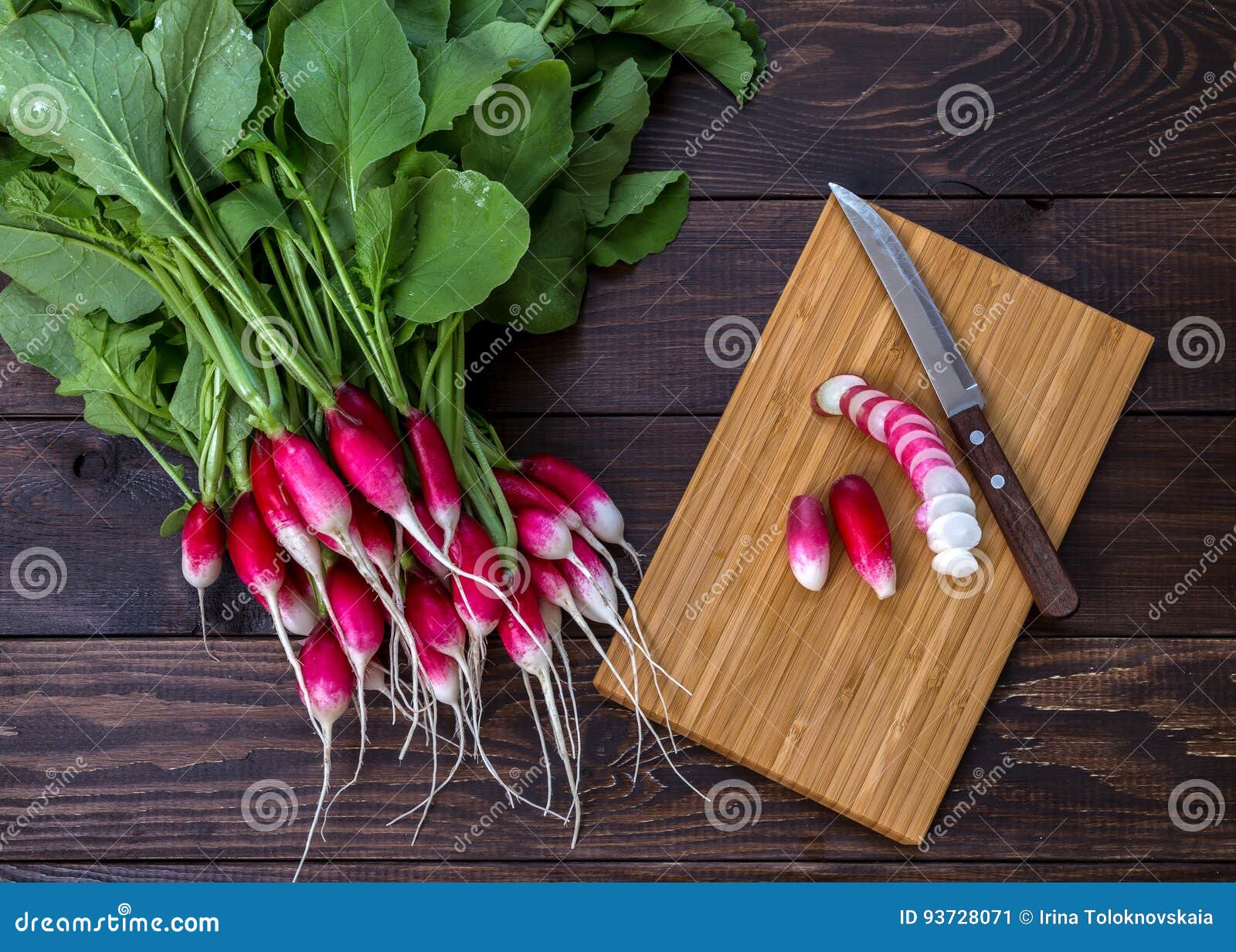 Image with radishes stock image. Image of spring, mature - 93728071