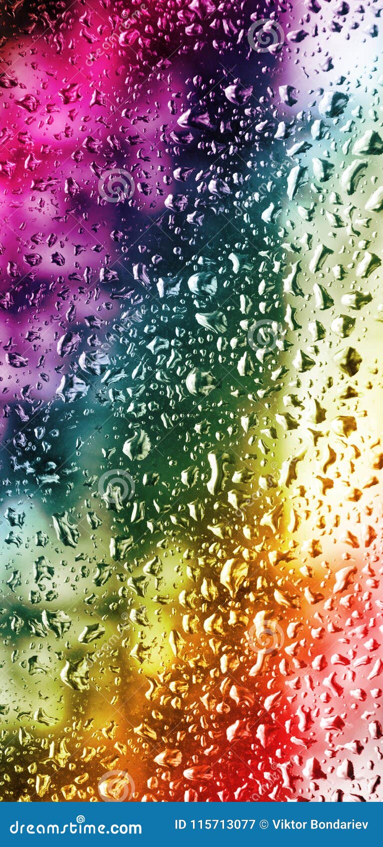 Rain Drops on Glass,abstract Background Stock Illustration ...