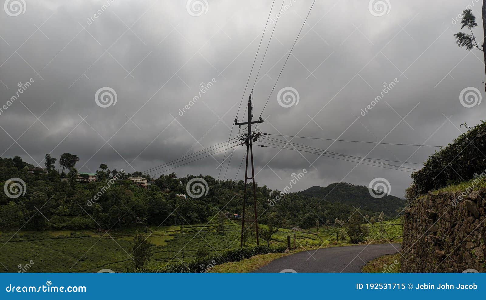 Image of rainy climate stock image. Image of horizon - 192531715