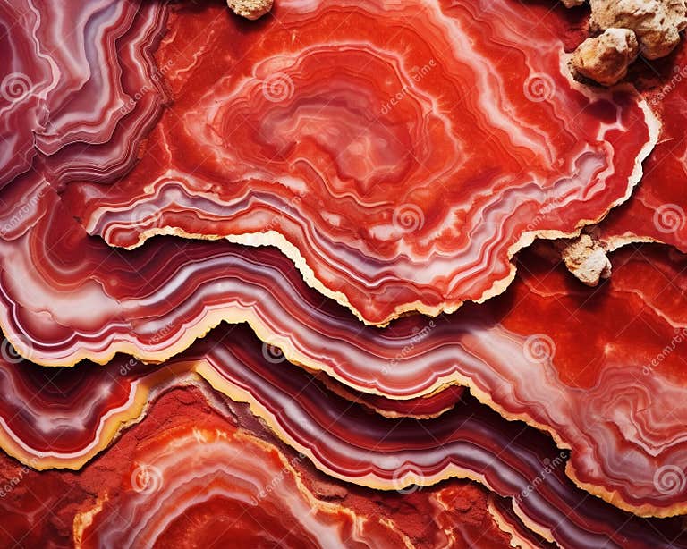 Red Geode Textures Backgrounds are Gemstone Cross Section Cross Section ...