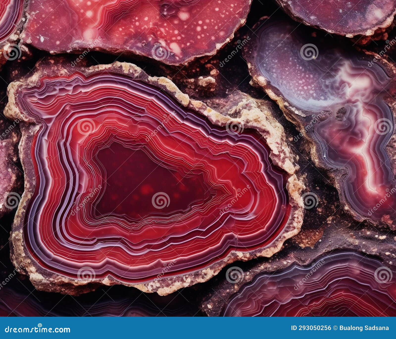 Red Geode Textures Backgrounds are Gemstone Cross Section Cross Section ...
