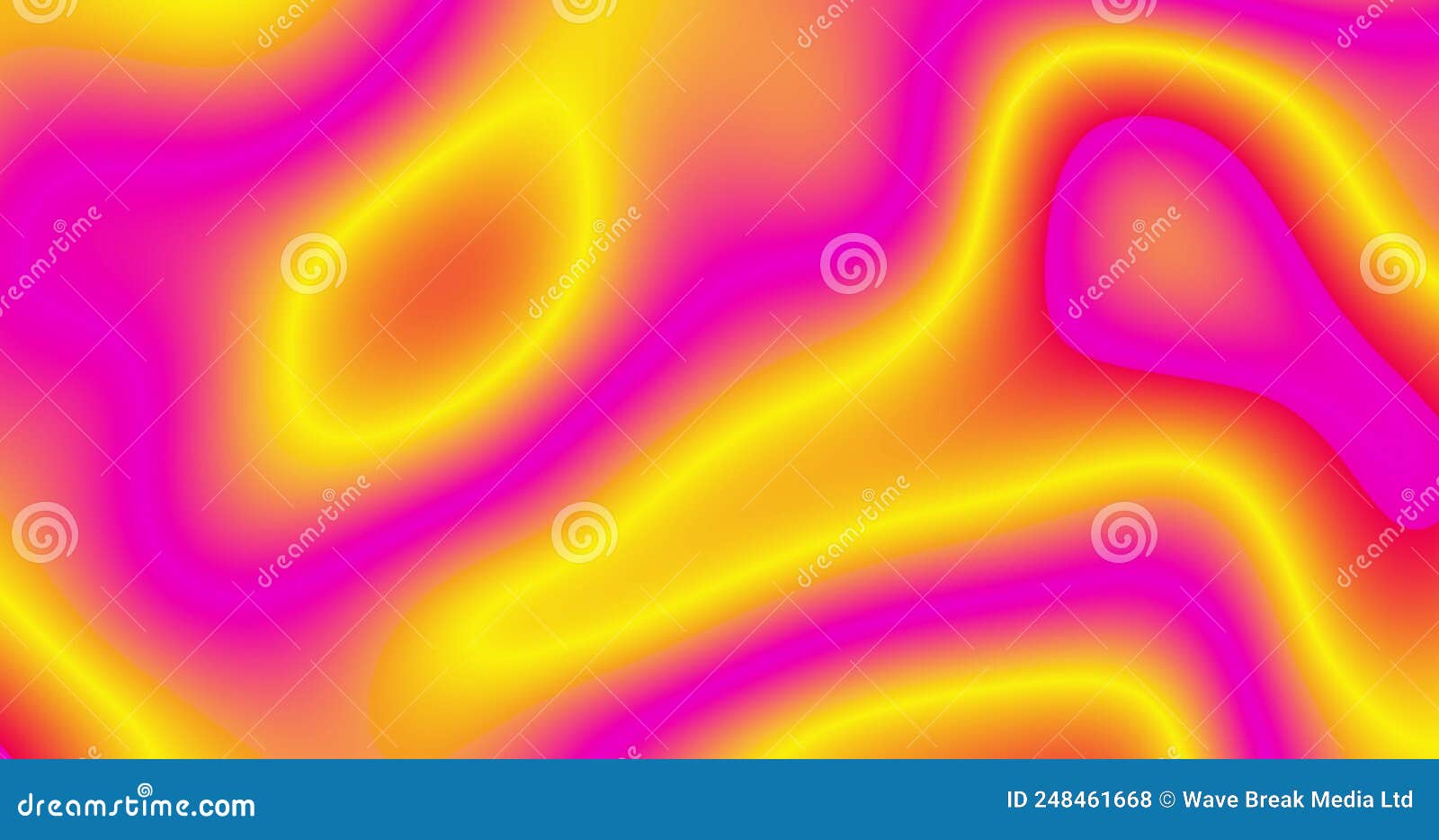 Image of Red, Pink and Yellow Colours Moving and Waving Stock ...