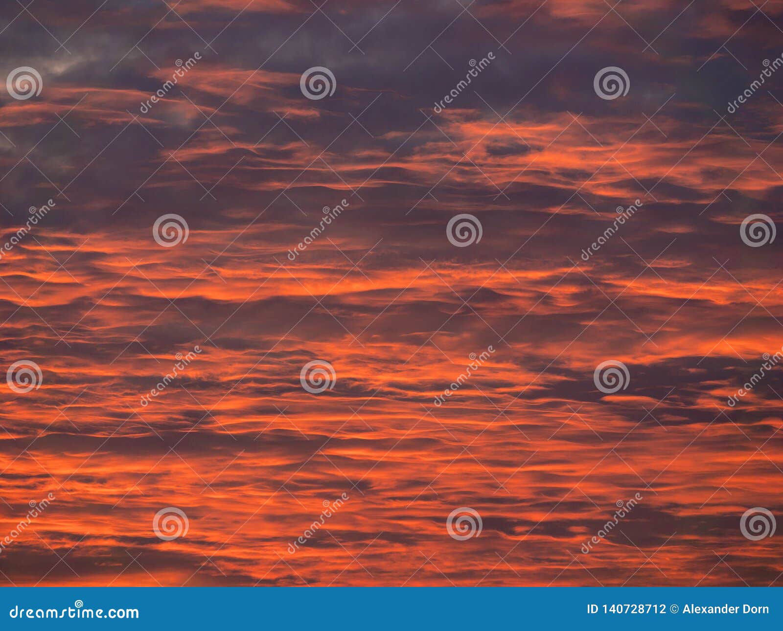 Image of Red Sunset Clouds. Background Stock Photo - Image of ...