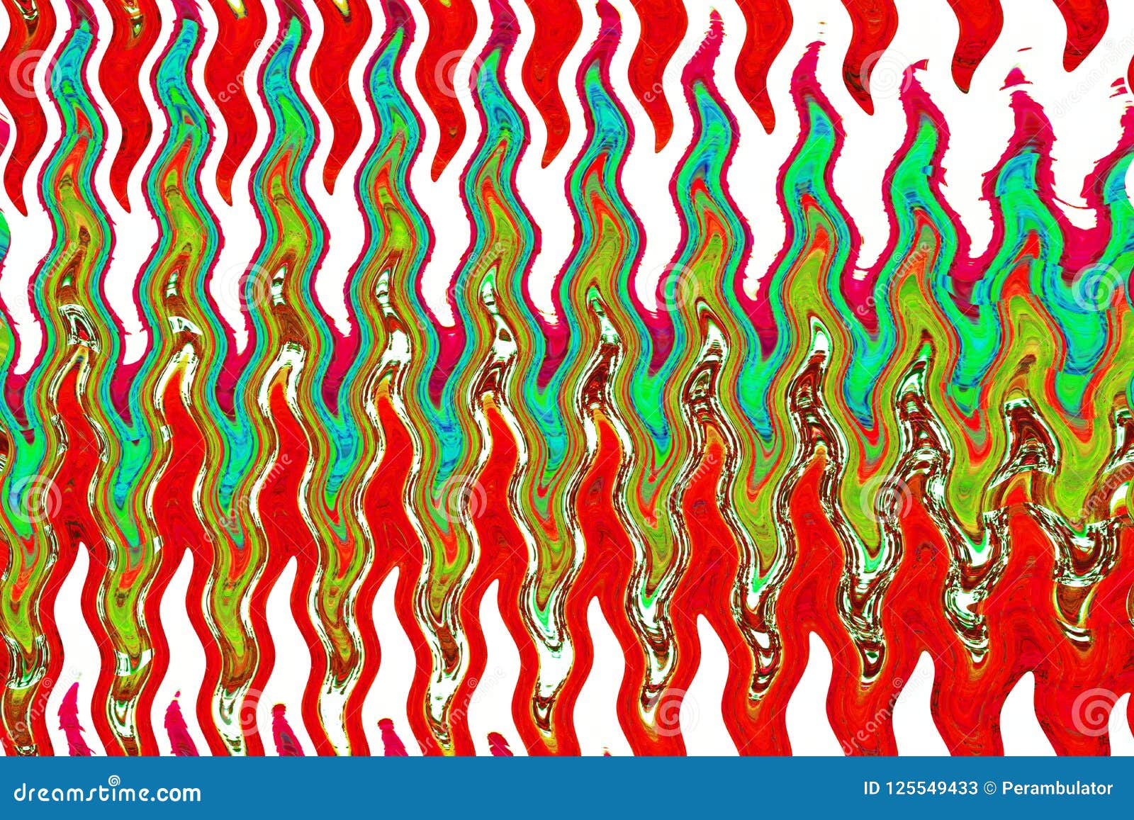 TWISTY WAVE PATTERN in RED, WHITE and GREEN Stock Illustration ...