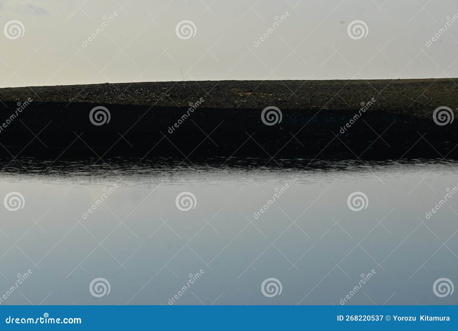 An Image of Reflections on the Surface of the Water. Stock Image ...