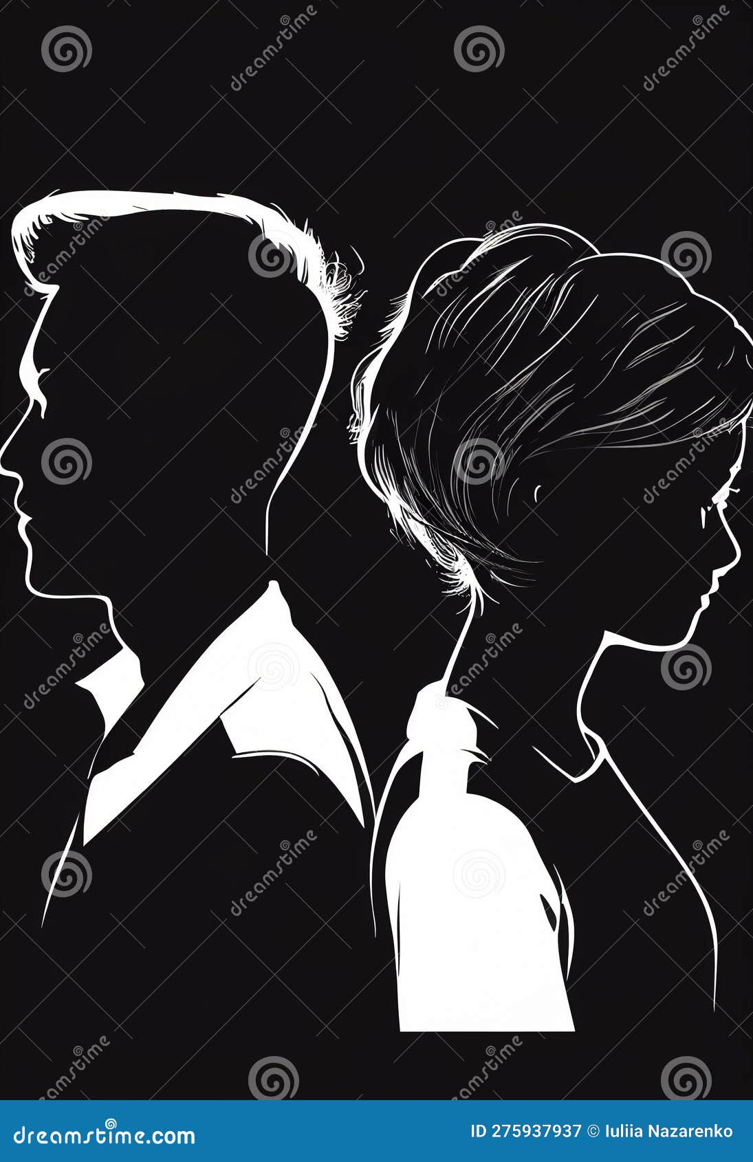 Image of Relationships between People: a Married Couple Looking in ...