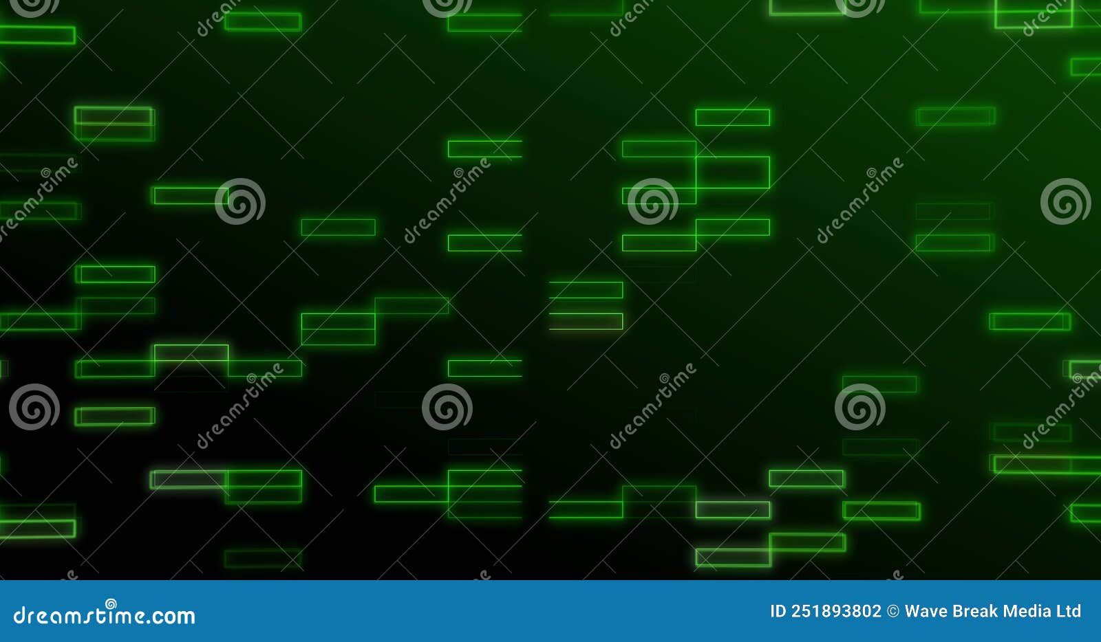 Image of Repeatable Rectangles Moving on Green Background Stock ...