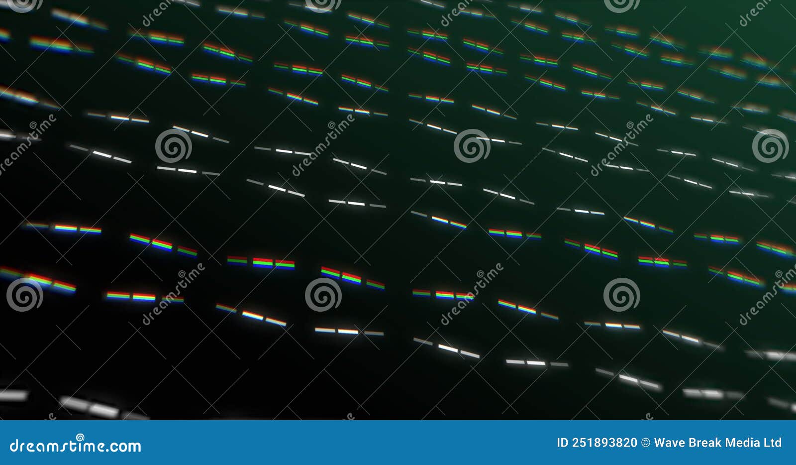 Image of Repeatable Shapes Moving on Black Background Stock ...