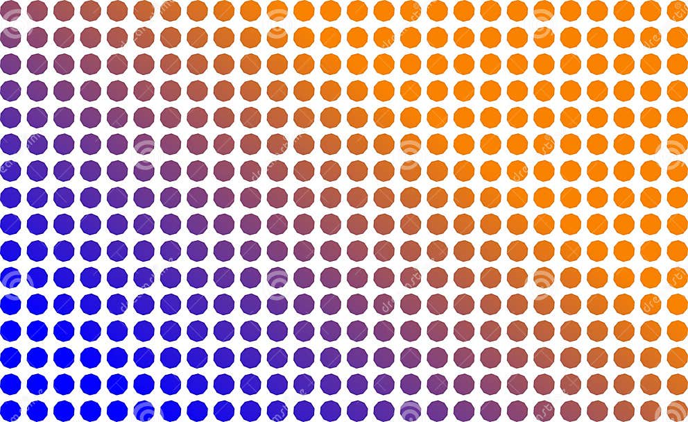 Texture Decagon Aligned, Wallpaper, Background, Orange and Blue ...