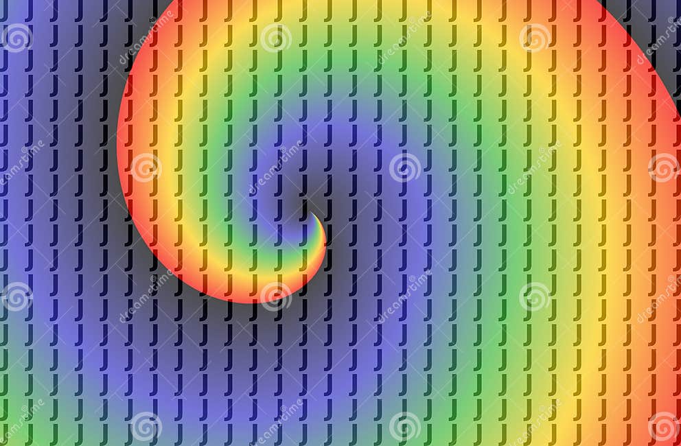 Texture with Letter J, Background, Gaudy Wallpaper, Colorful Spiral ...