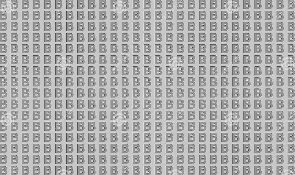 Texture with Letter B, Gaudy Background, Chalk Drawing Fantasy, Latin ...