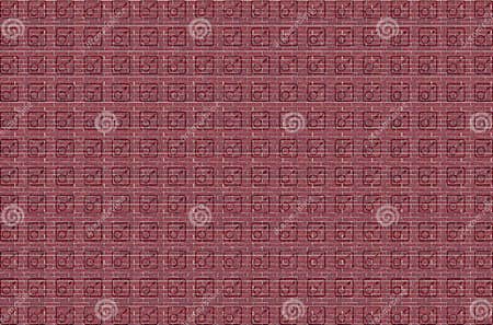 Texture with Symbol of Planet Mars in Square, Fanciful Background, Red ...