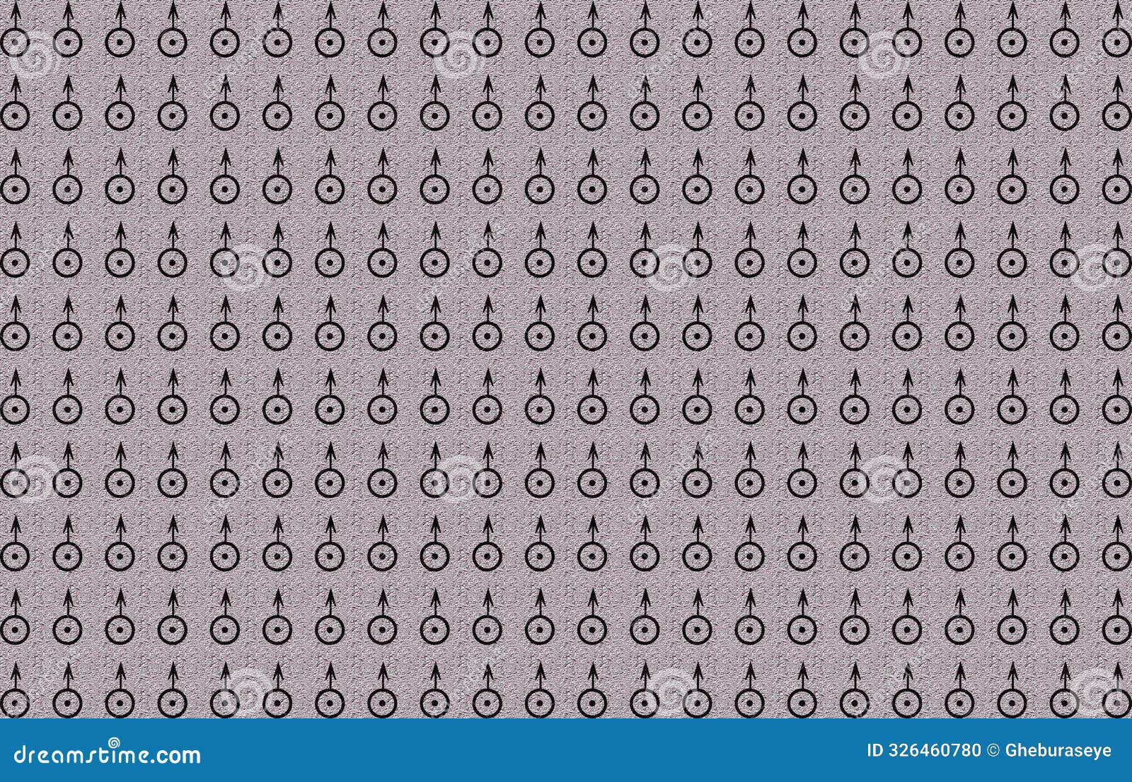 Texture With Symbol Of Planet Uranus, Fanciful Background, Metallic ...