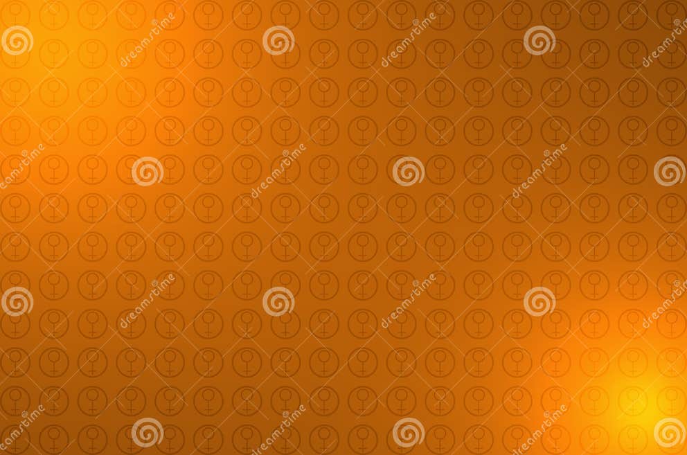 Texture with Symbol of Planet Venus in Circle, Gaudy Background ...