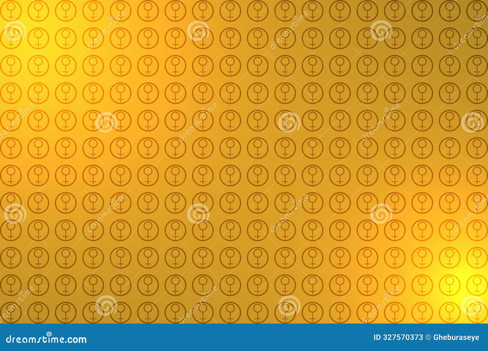 Texture With Venus Planet Symbol In Circle, Gaudy Background, Metallic ...