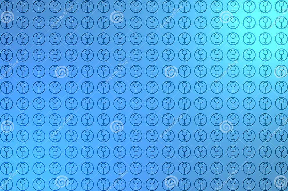 Texture with Symbol of the Planet Venus in a Circle, Gaudy Background ...