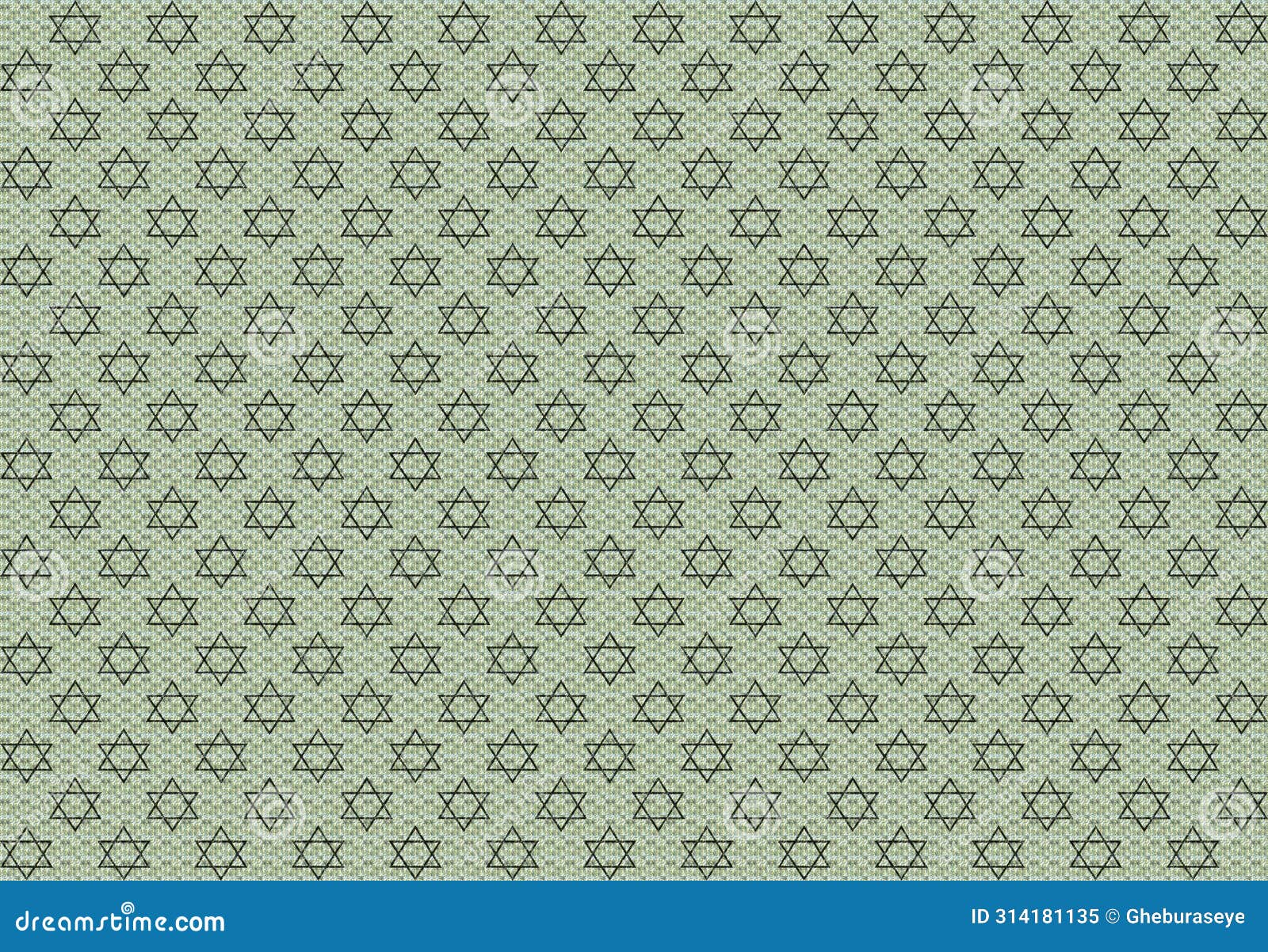 Texture with Star of King David, Artistic, Metallic Titanium Fantasy ...