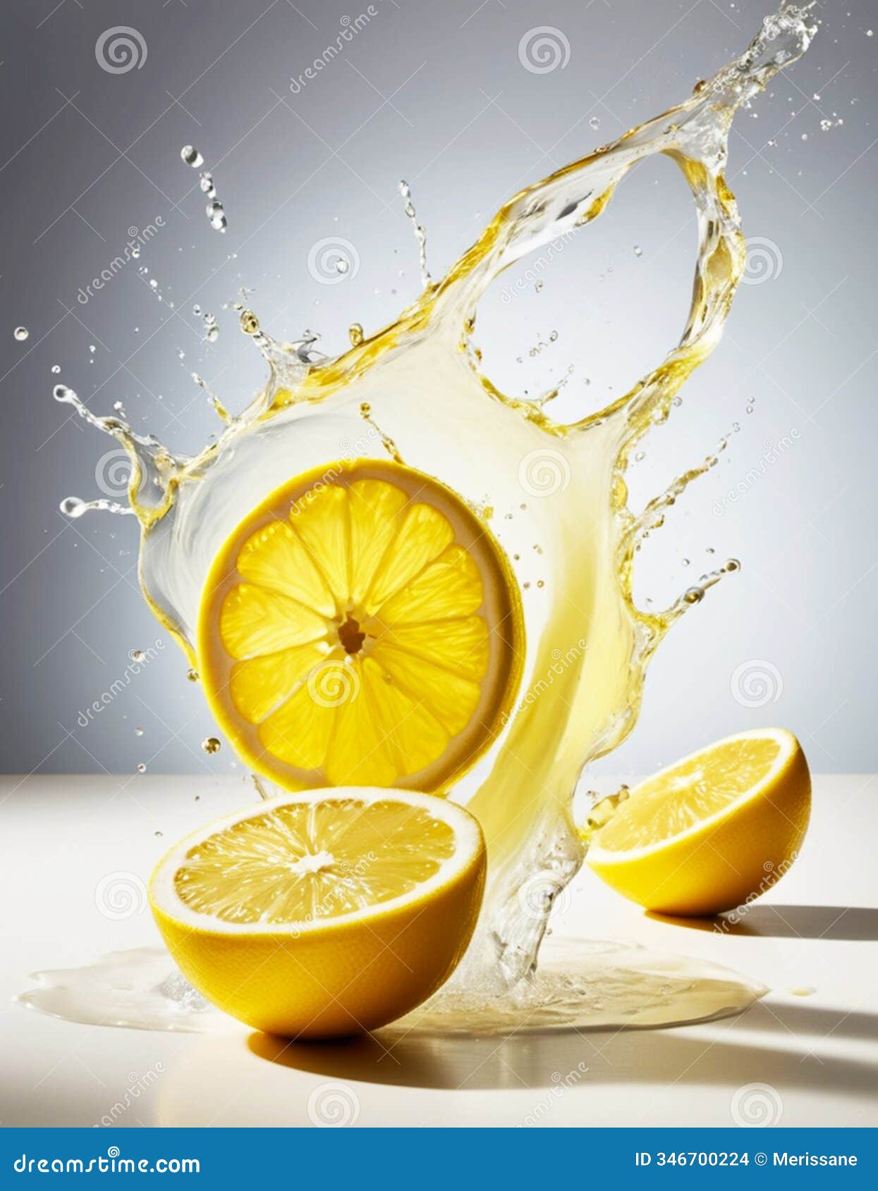 An Image Representing a Dynamic and Striking Nature of Fresh Slice ...