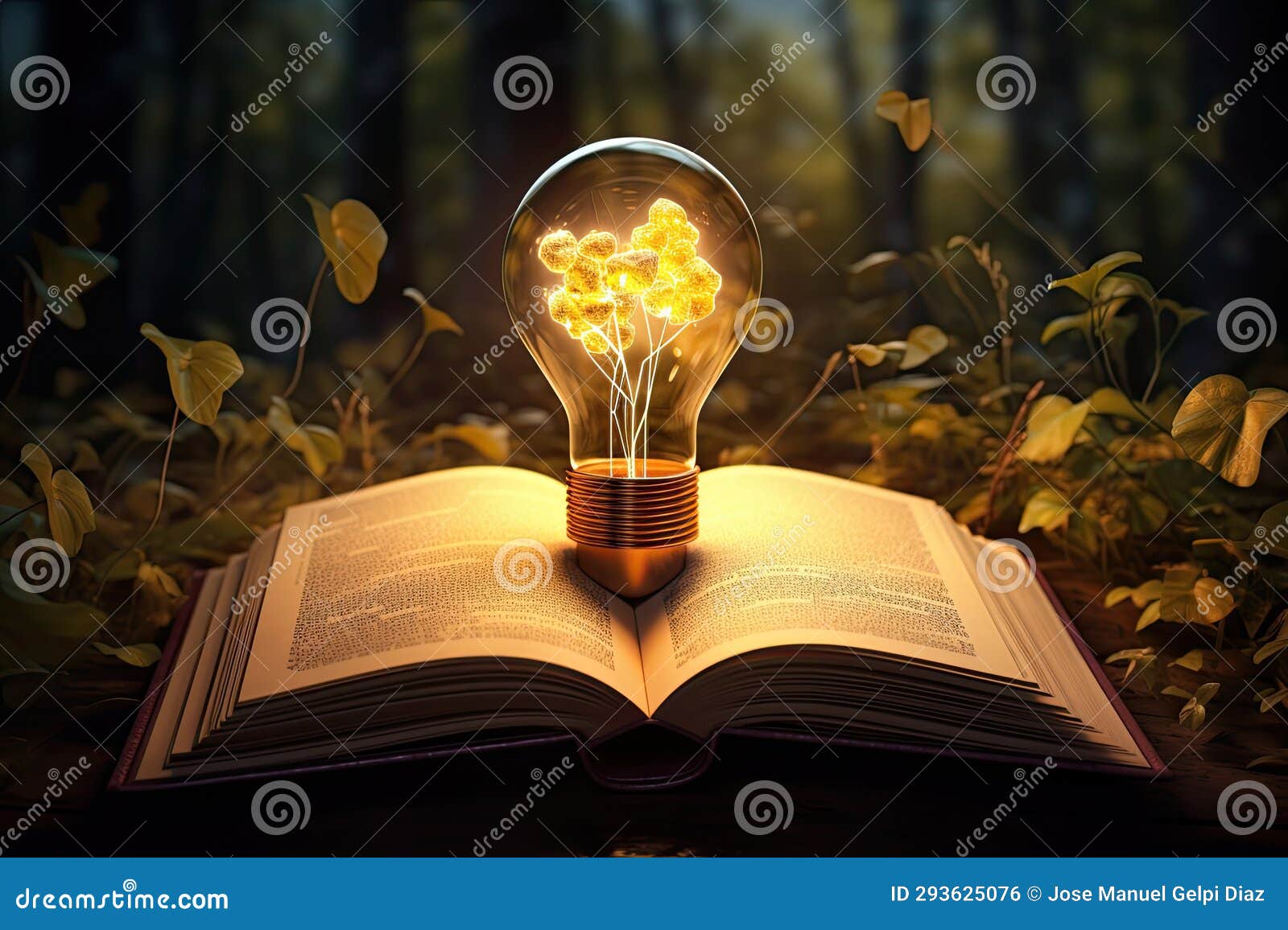 Image Representing Ideas and Knowledge and Intelligence. Generative AI ...