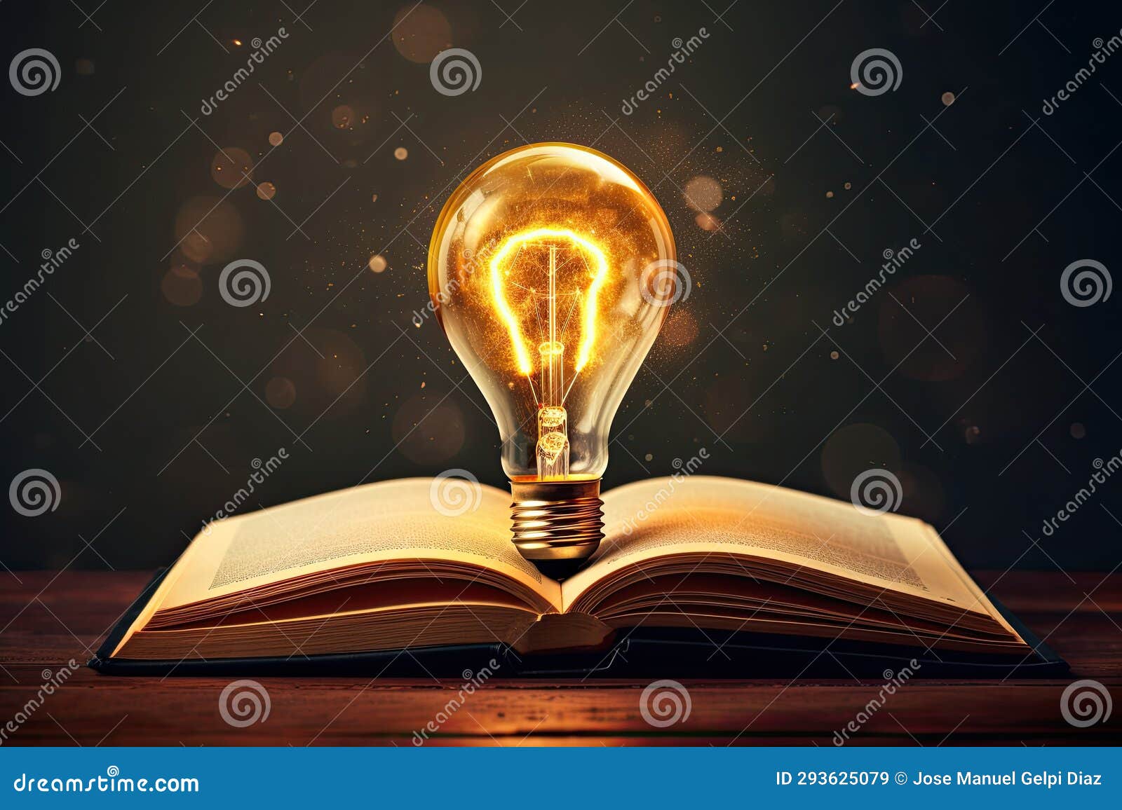 Image Representing Ideas and Knowledge and Intelligence. Generative AI ...