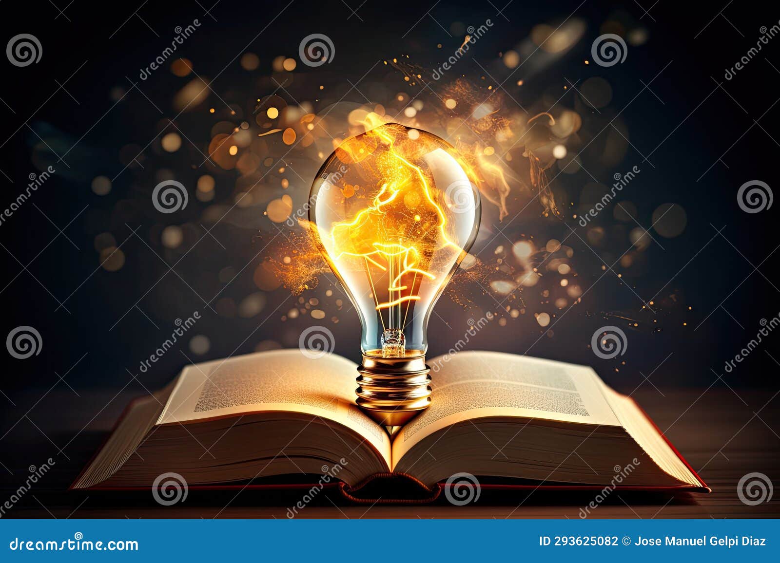 Image Representing Ideas and Knowledge and Intelligence. Generative AI ...