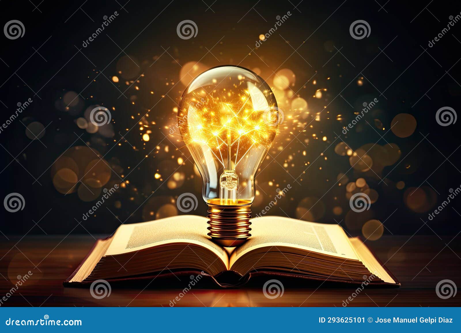 Image Representing Ideas and Knowledge and Intelligence. Generative AI ...