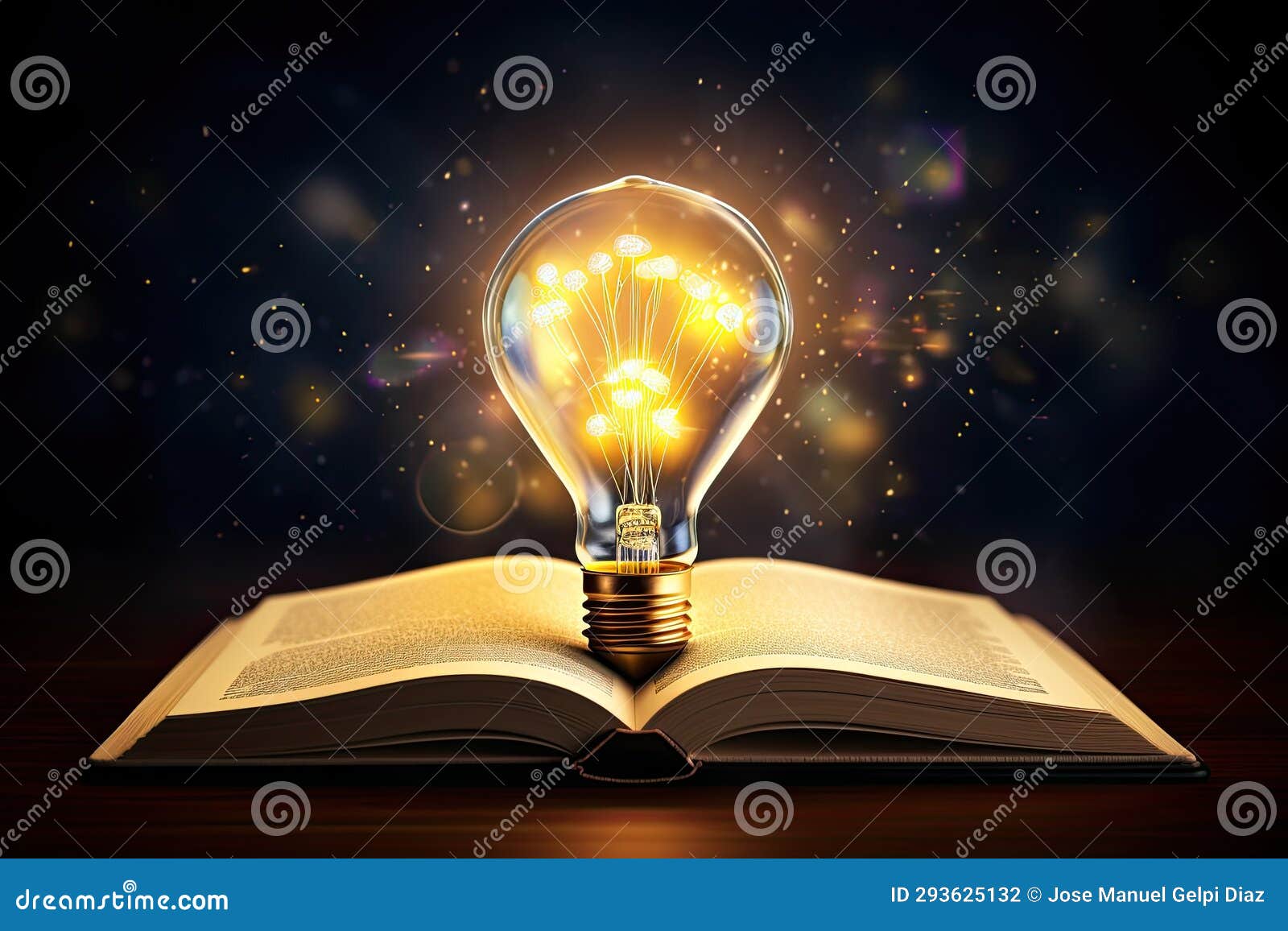 Image Representing Ideas and Knowledge and Intelligence. Generative AI ...