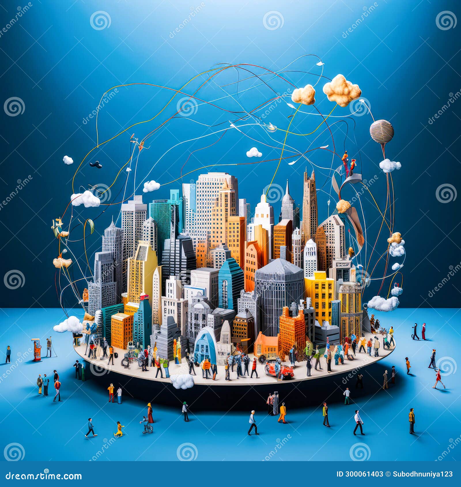 This Image Represents the Concept of Global Communication and Teamwork ...