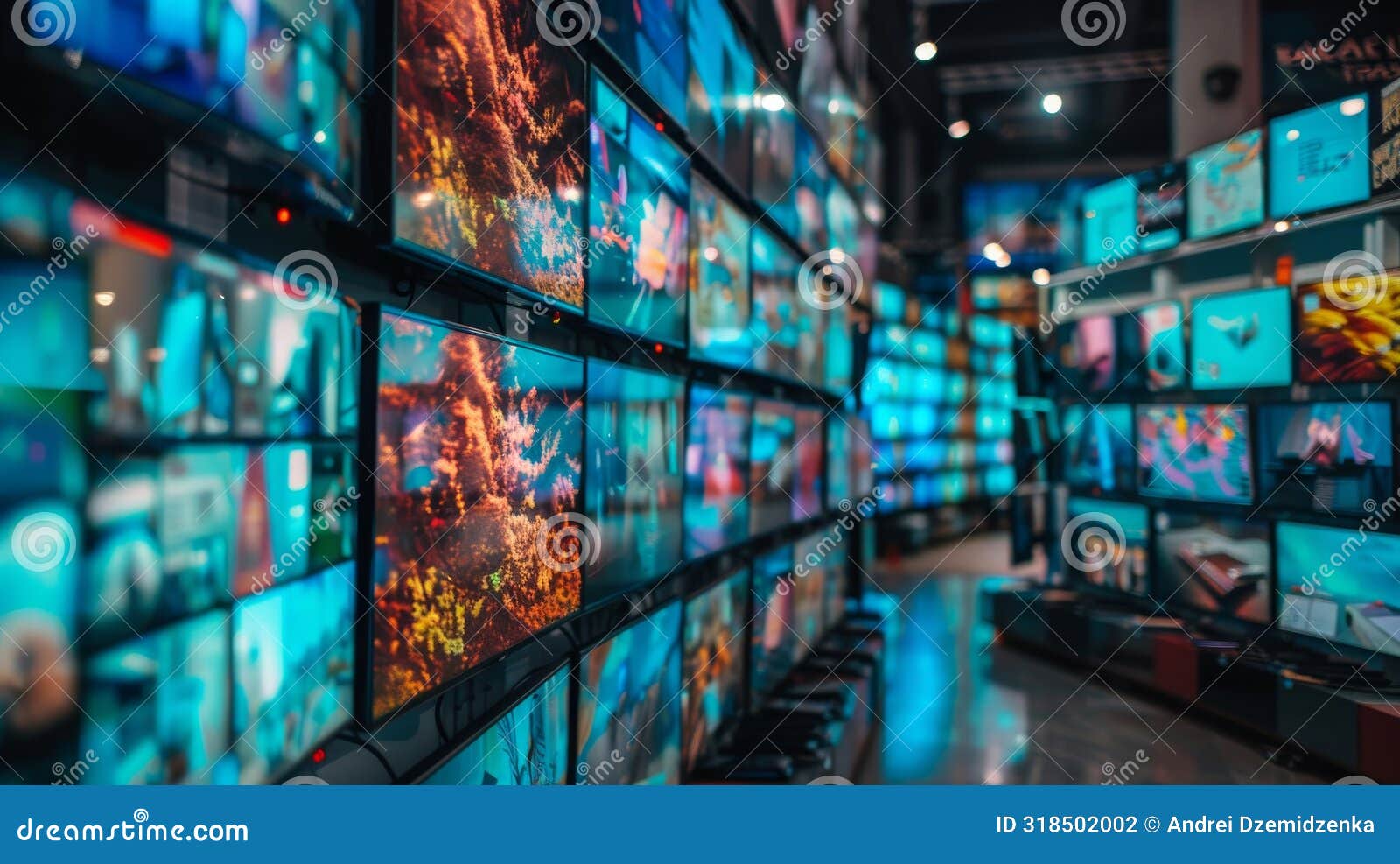 This is an Image of a Retail Electronics Store Featuring an Impressive ...