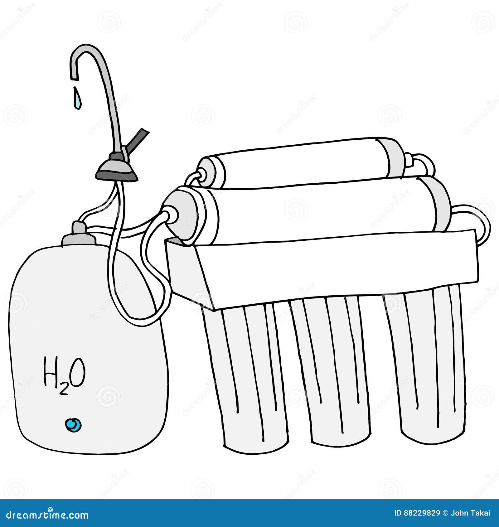 Osmosis And Reverse Osmosis Cartoon Vector | CartoonDealer.com #60319291