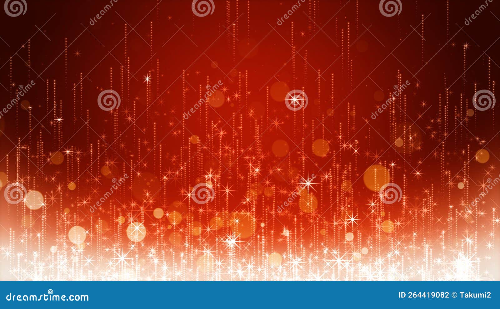 Image of Rising Sparkling Particles on a Colorful Background Stock ...