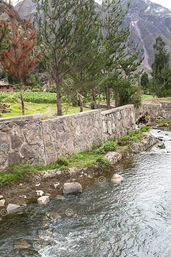 Image of River Canal in Cusco Peru. Stock Photo - Image of canal ...