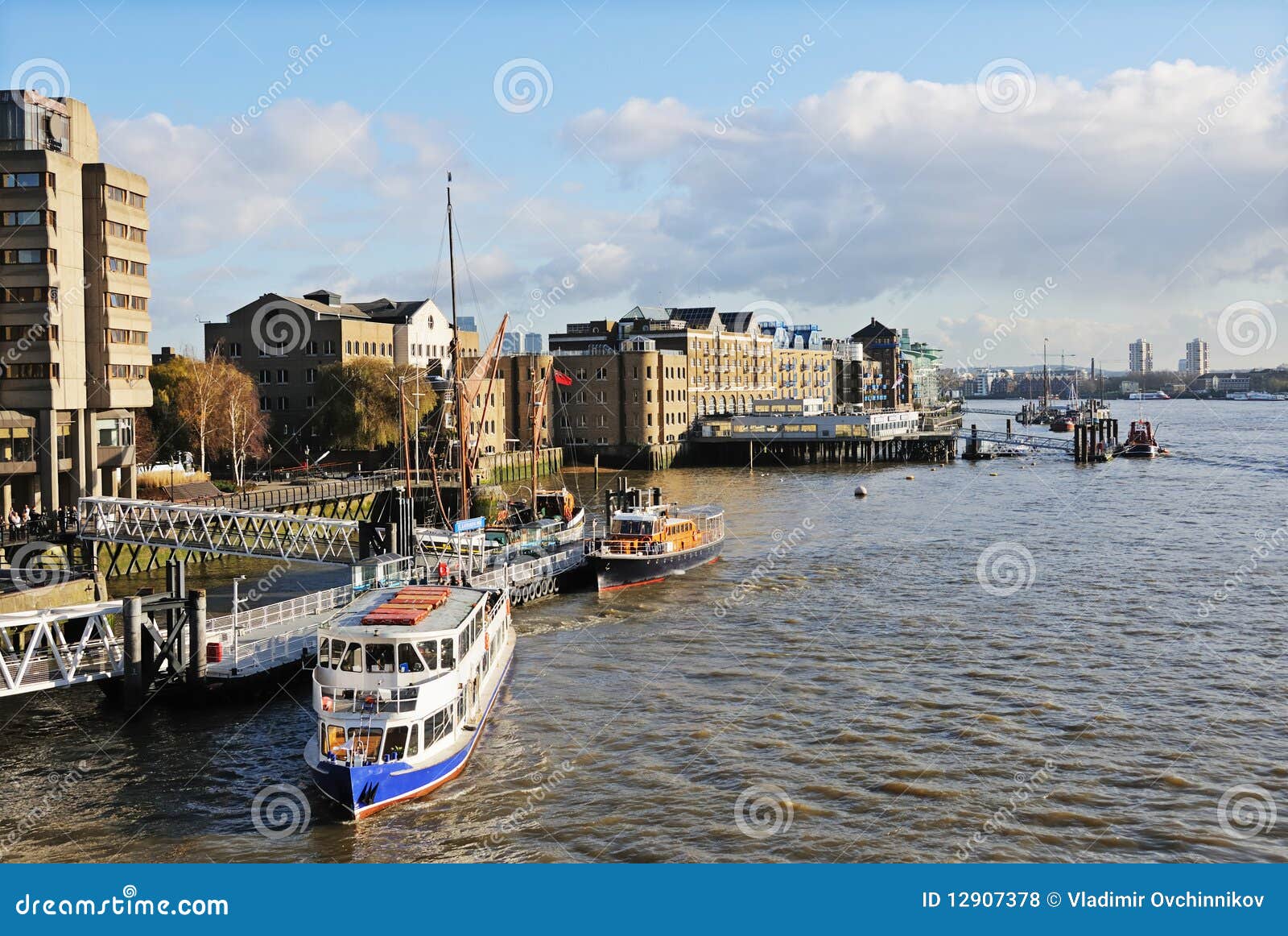 Image of the River Thames, London, UK Stock Photo - Image of europe ...