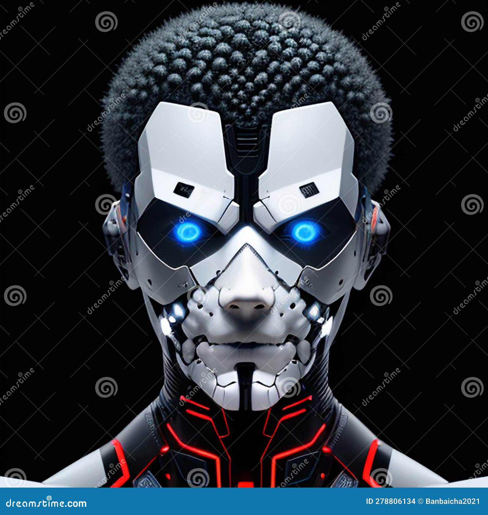 Picture of Robot the Robot Disassembles the Face of a Humanoid Robot ...