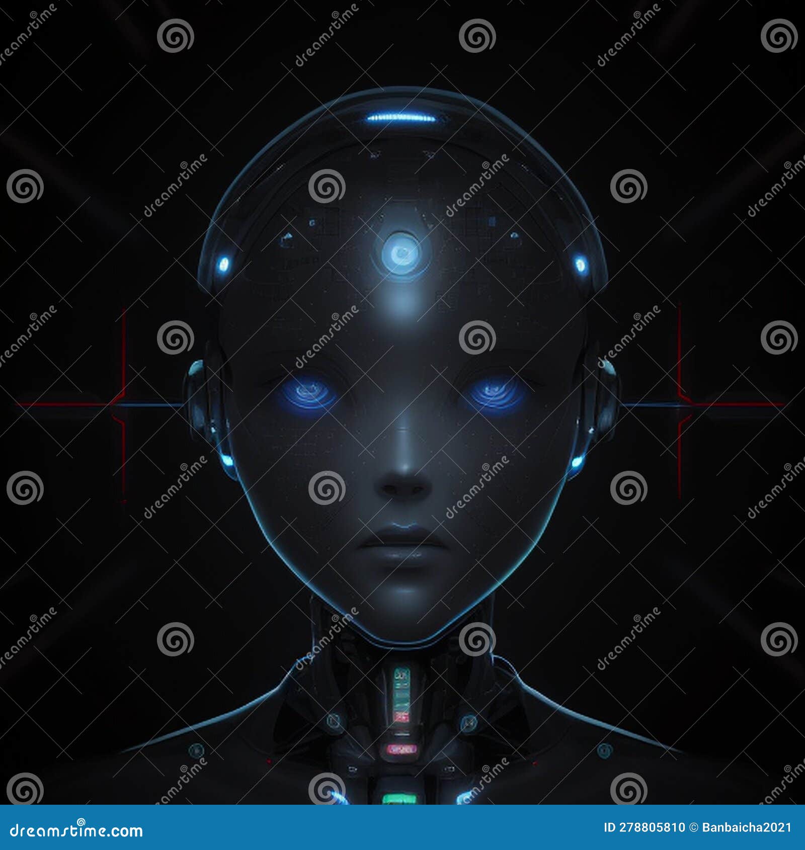 Picture of Robot the Robot Disassembles the Face of a Humanoid Robot ...