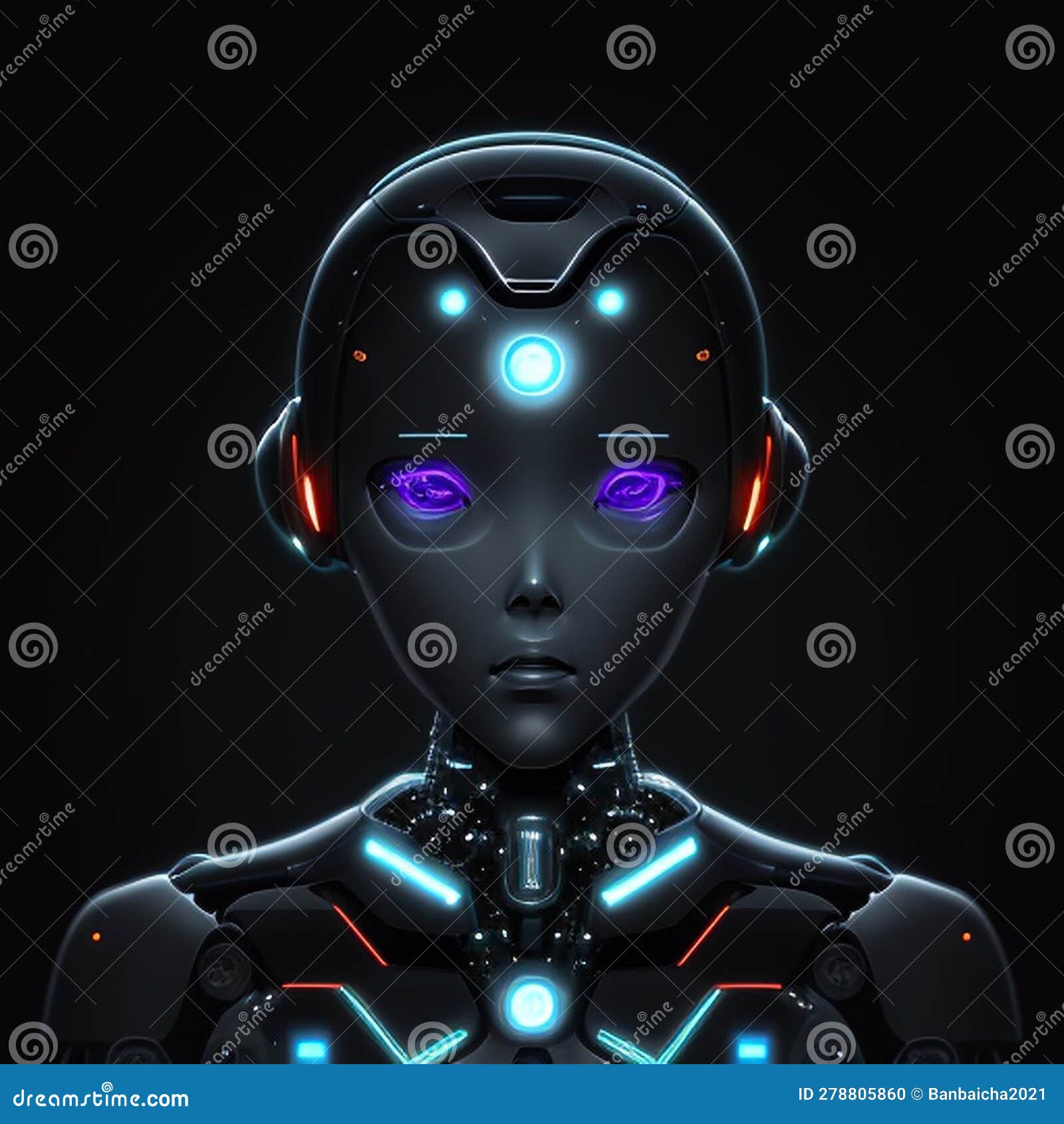 Picture of Robot the Robot Disassembles the Face of a Humanoid Robot ...