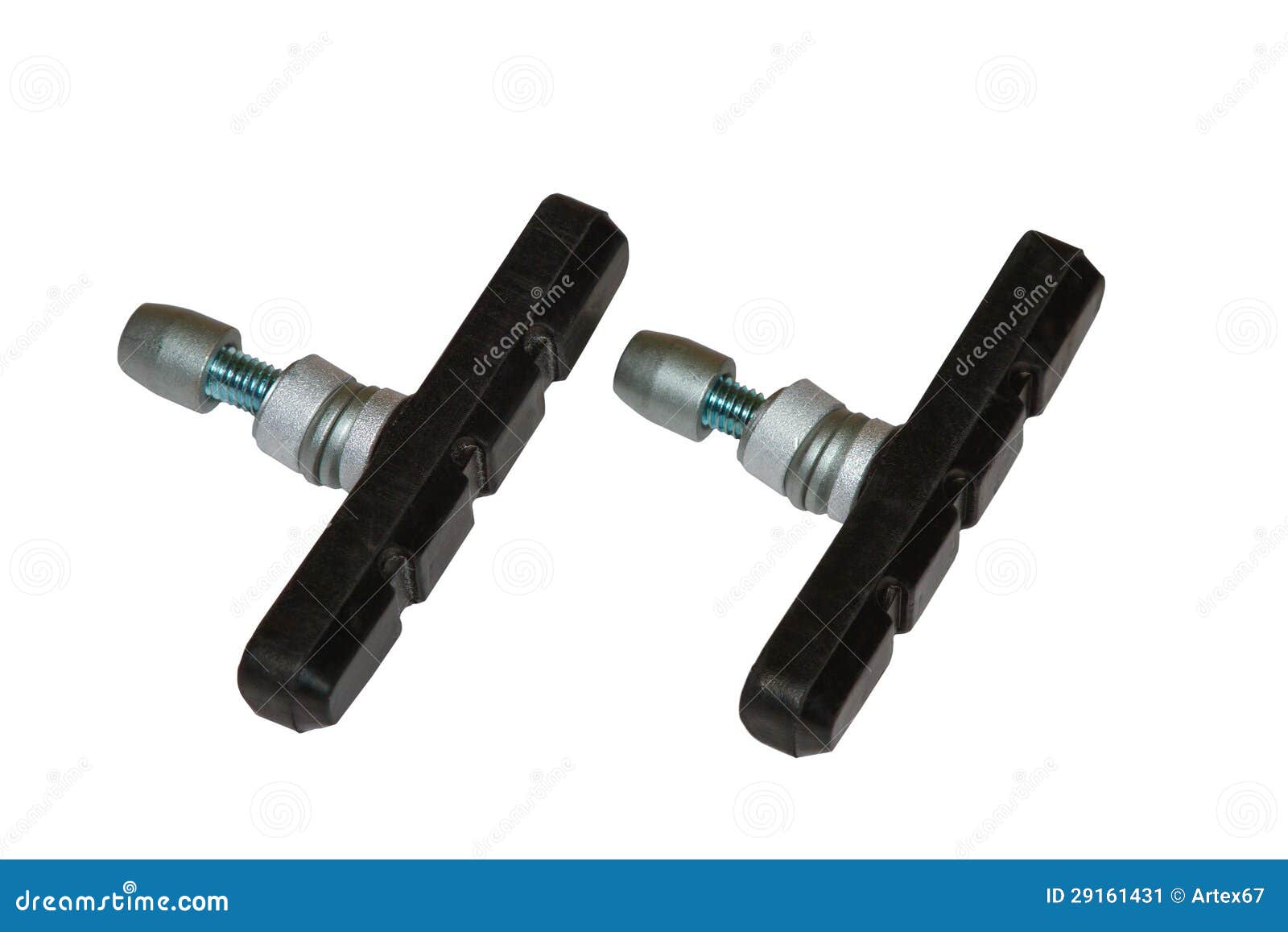 Image of Rubber Brake Pads for Bicycle Stock Image - Image of sport ...