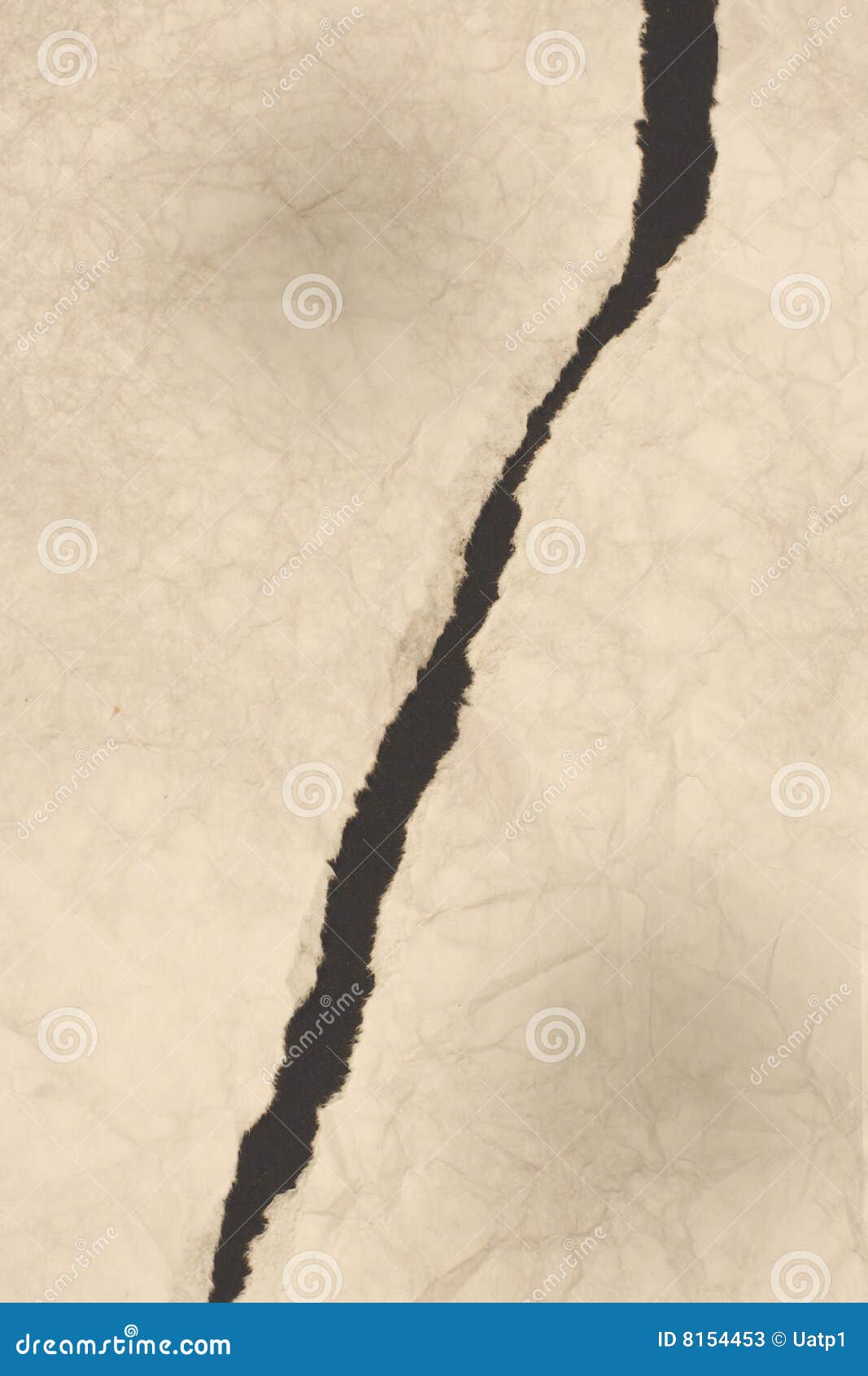 The Image Rumpled and Torn Paper Stock Image - Image of background ...