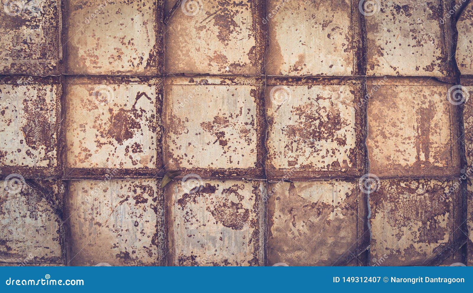 Rusty Wall Background Image .vintage Tone Stock Image - Image of aged ...