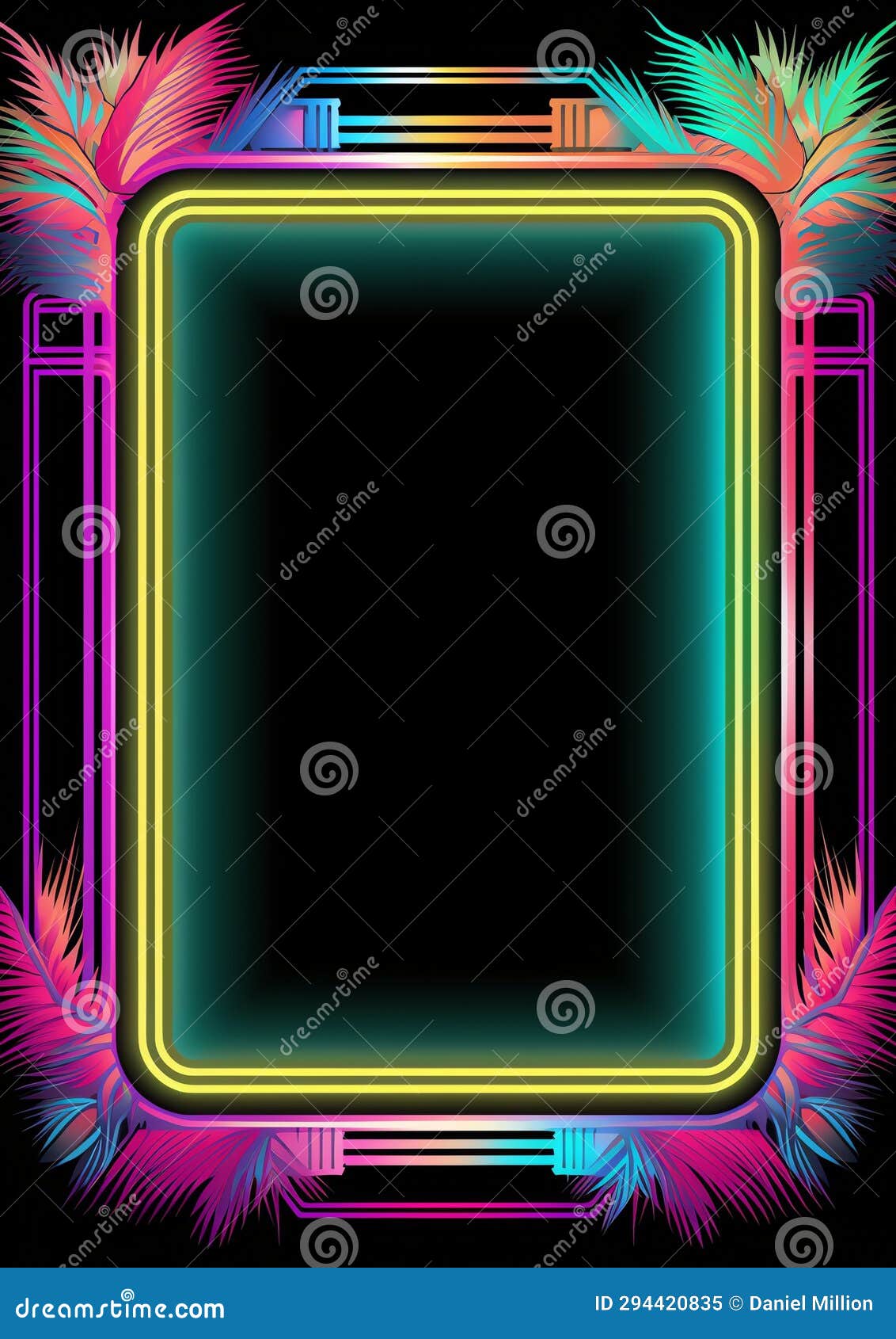 80s Computer Interface Frame 80s Retro Nostalgic Stock Illustration ...