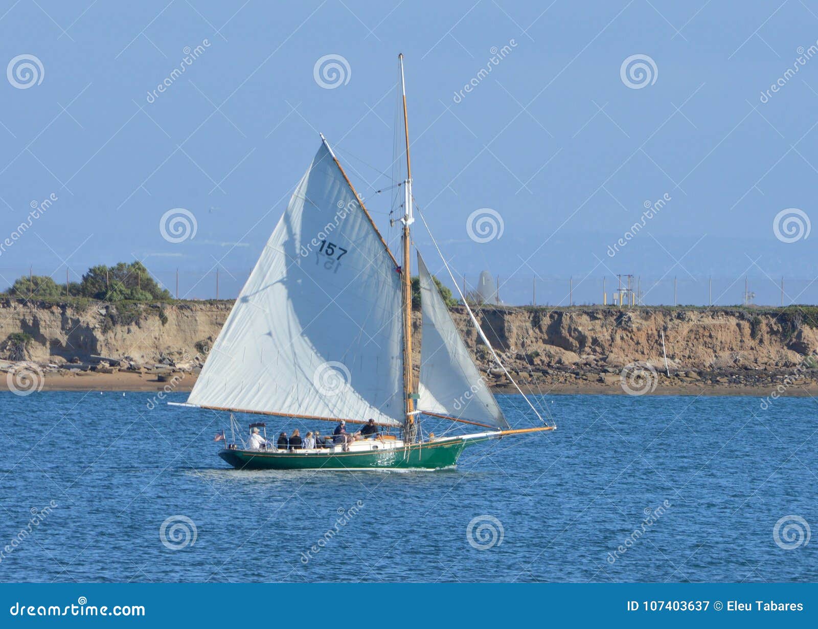 A Side Point of View of a Sailboat Editorial Photography - Image of ...
