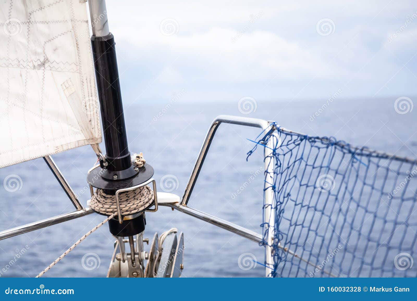 Sailing Boat Front Background Stock Photo - Image of holiday, rest ...