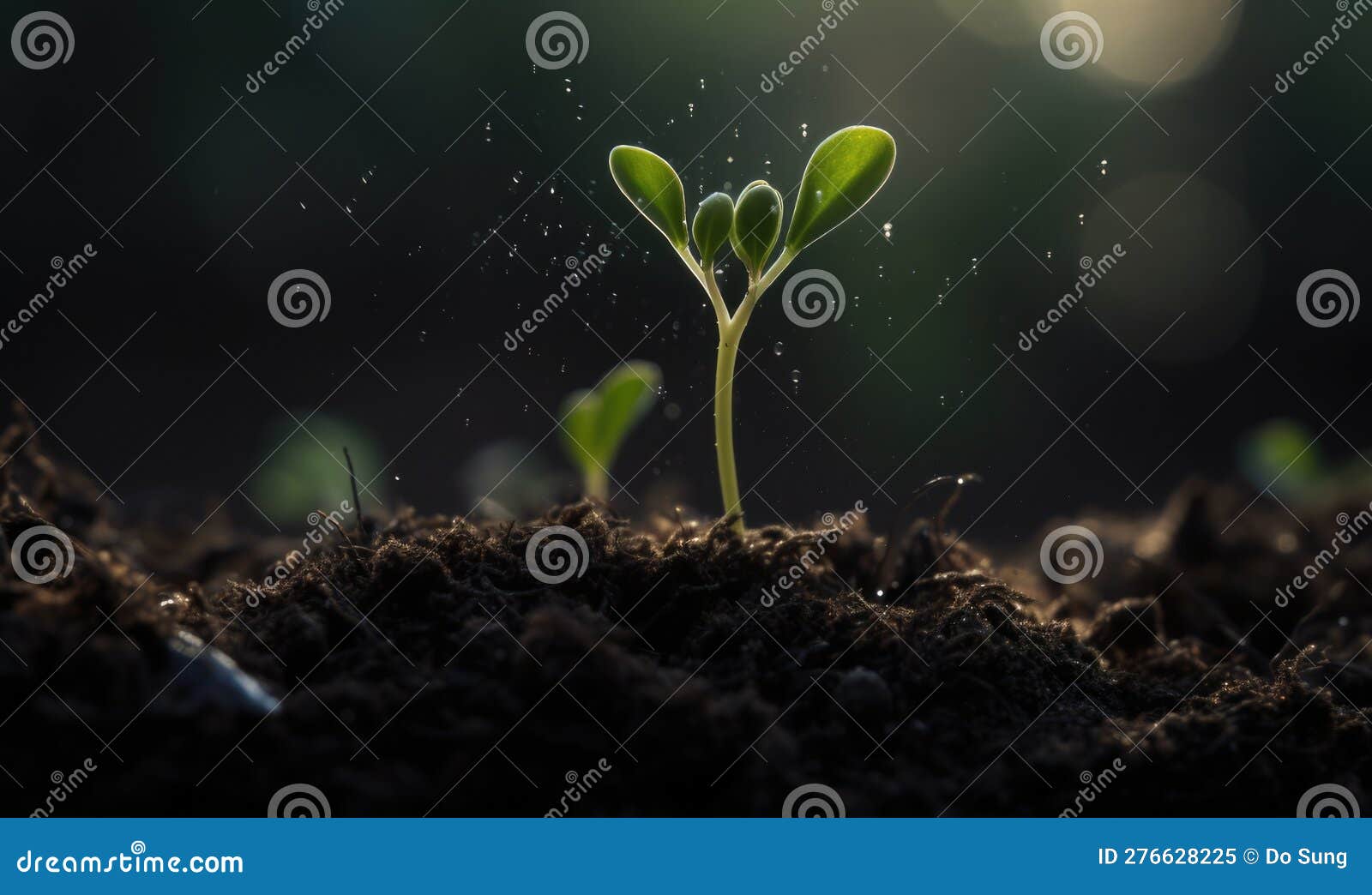 Image of saplings stock illustration. Illustration of sapling - 276628225